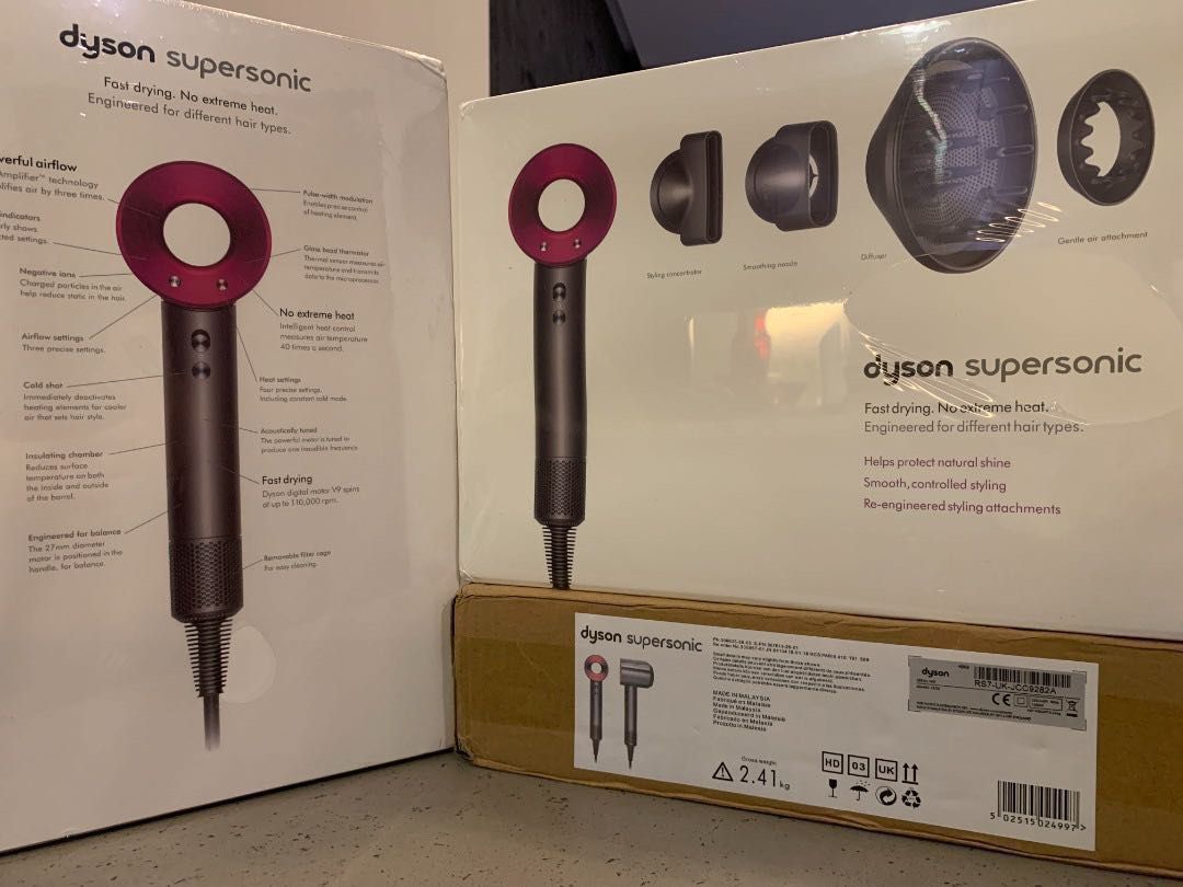 Dyson HairDryer HD03 Hair Dryer HD-03 Supersonic like Hairwrap HD05 ...