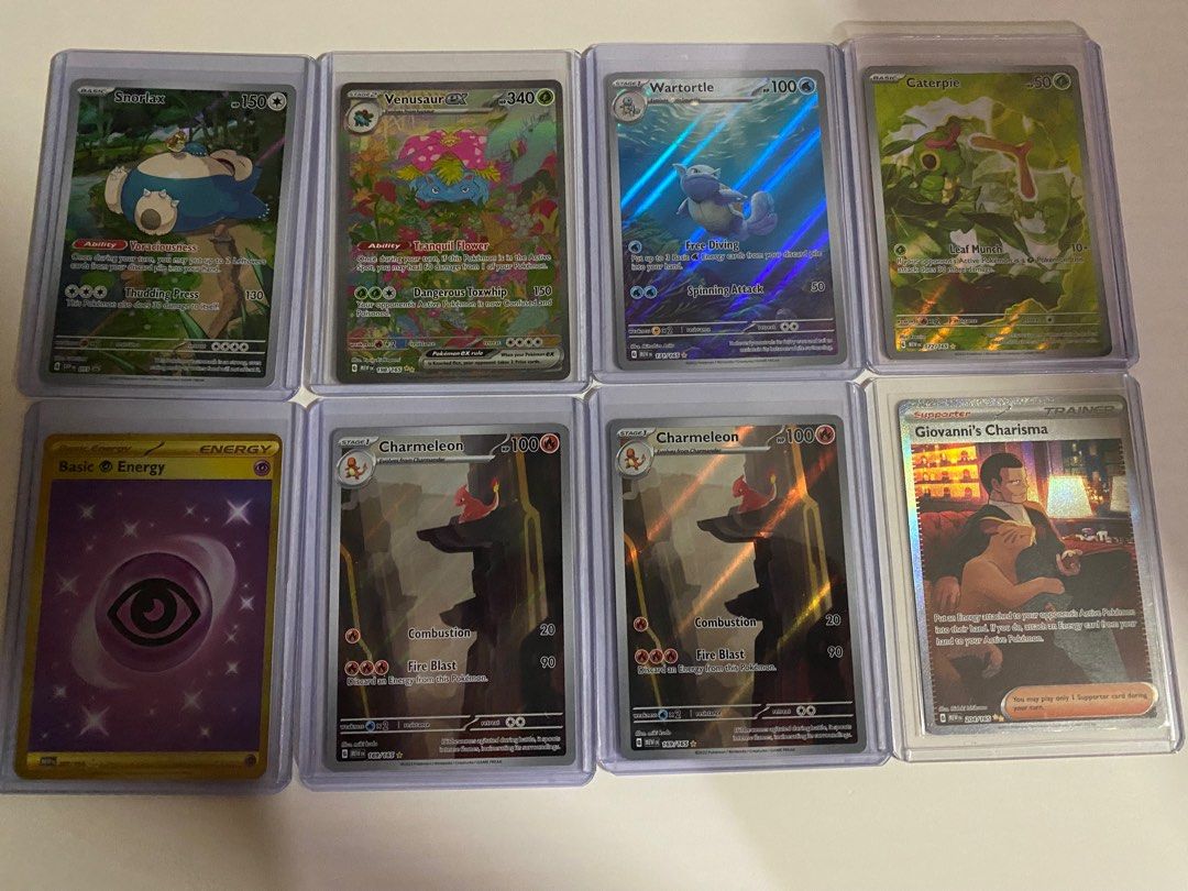 Pokemon cards - 151 eng AR, SAR, SIR, FA, ex [Venusaur // Wartortle ...