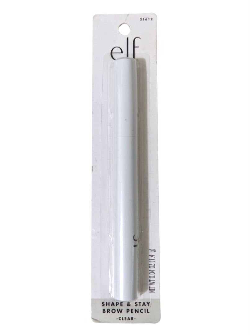 ELF Cosmetics Shape & Stay Brow Pencil, Clear 1.4g, Beauty & Personal ...