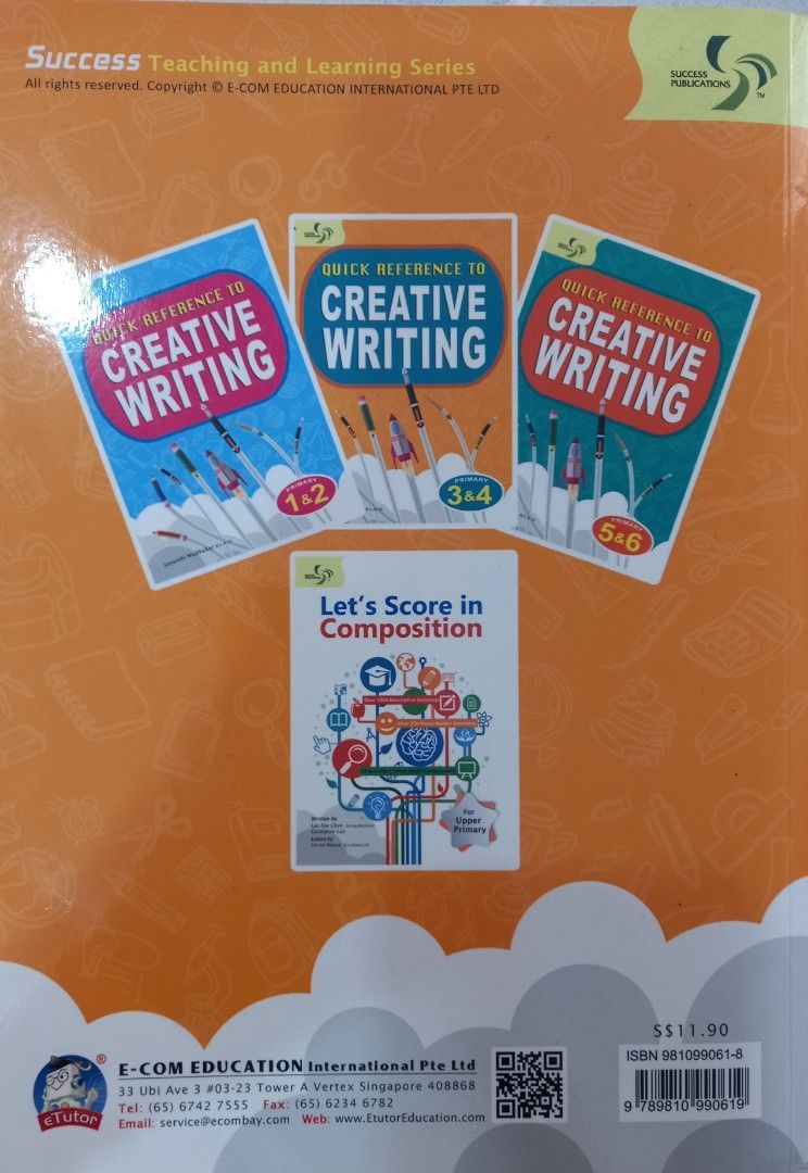 English Creative Writing book P3 and P4, Hobbies & Toys, Books ...