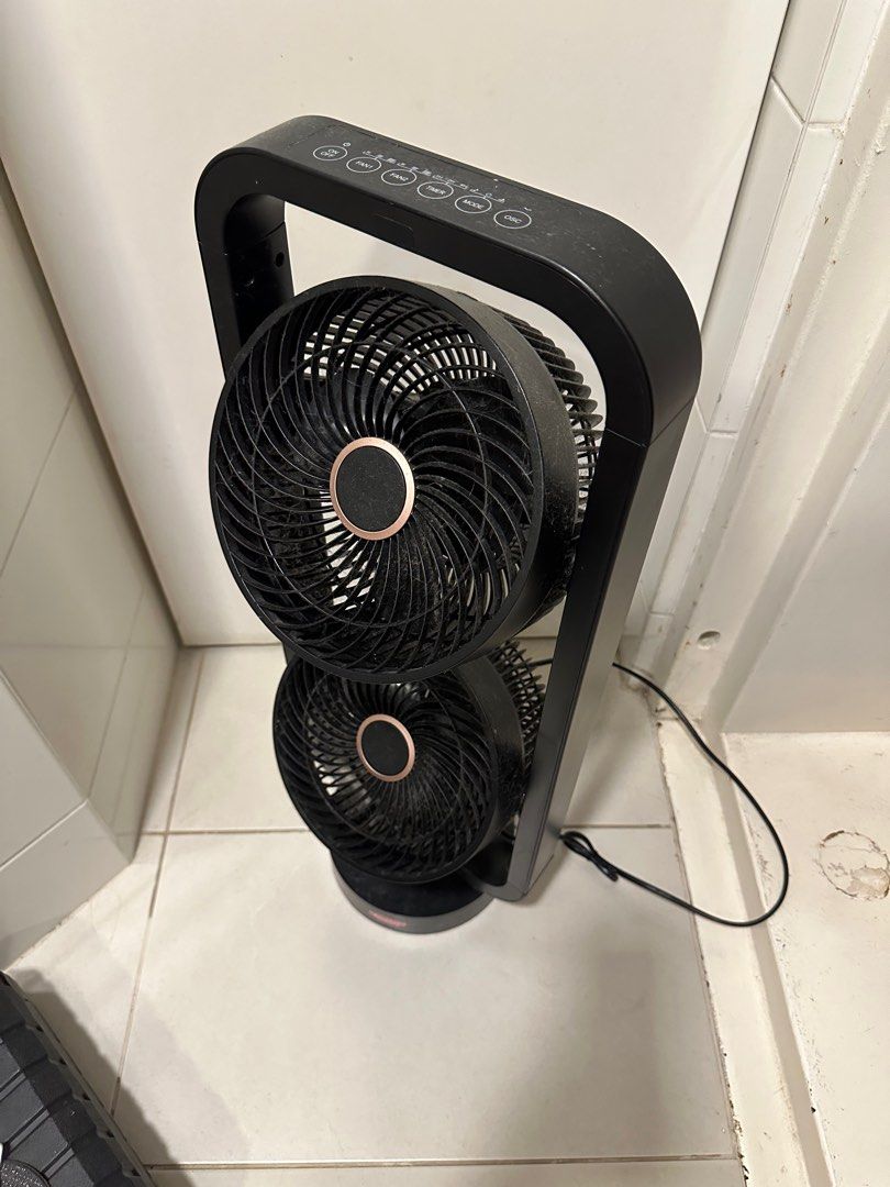 [FREE DELIVERY] Europace Dual Turbo Standing Fan, Furniture & Home ...