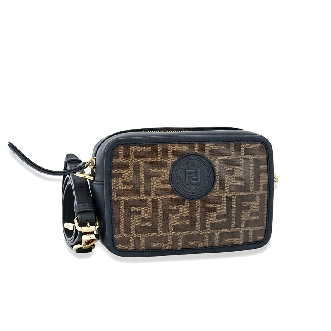 FENDI Mini Camera Bag Black Brown 2020 (18x7x12) comes with dustbag ...