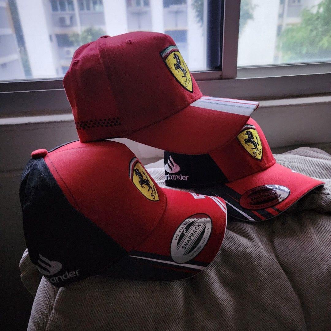 Ferrari F1 Racing Baseball cap 3x, Men's Fashion, Watches & Accessories ...
