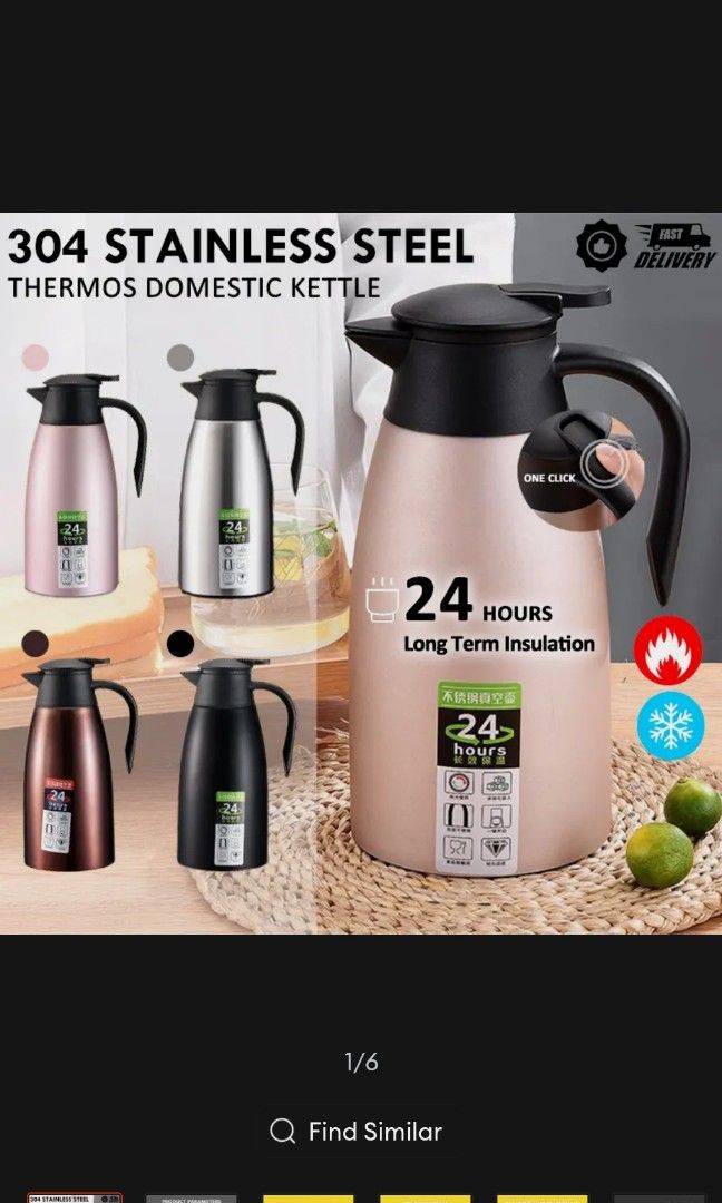 Flask hot flask thermus, TV & Home Appliances, Kitchen Appliances ...