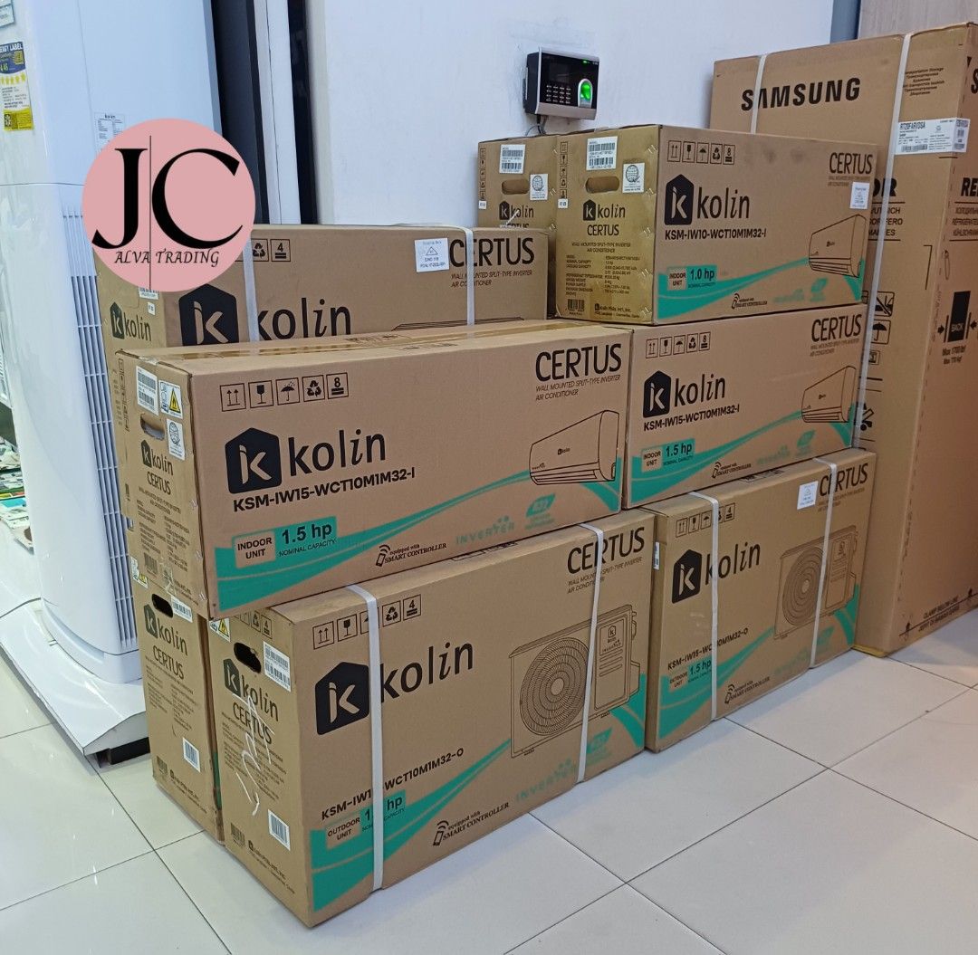 Free Installation! Kolin Inverter Split Type Airconditioner, TV & Home ...