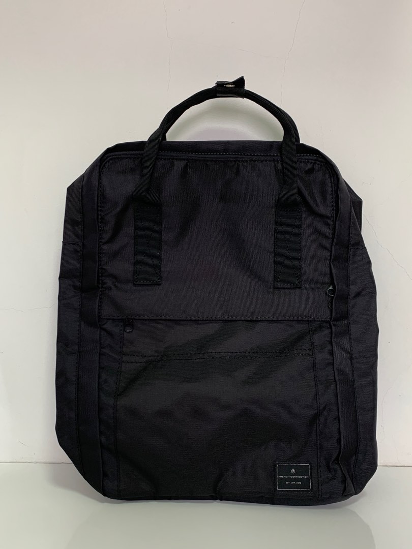 French Connection FCUK Backpack BLACK, Men's Fashion, Bags, Backpacks ...