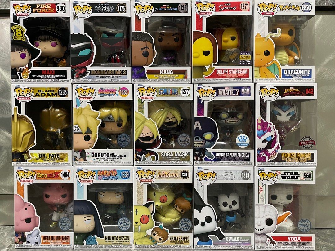Funko Pop - Common Pops Clearance - One Piece, Marvel , Pokemon , DC ...