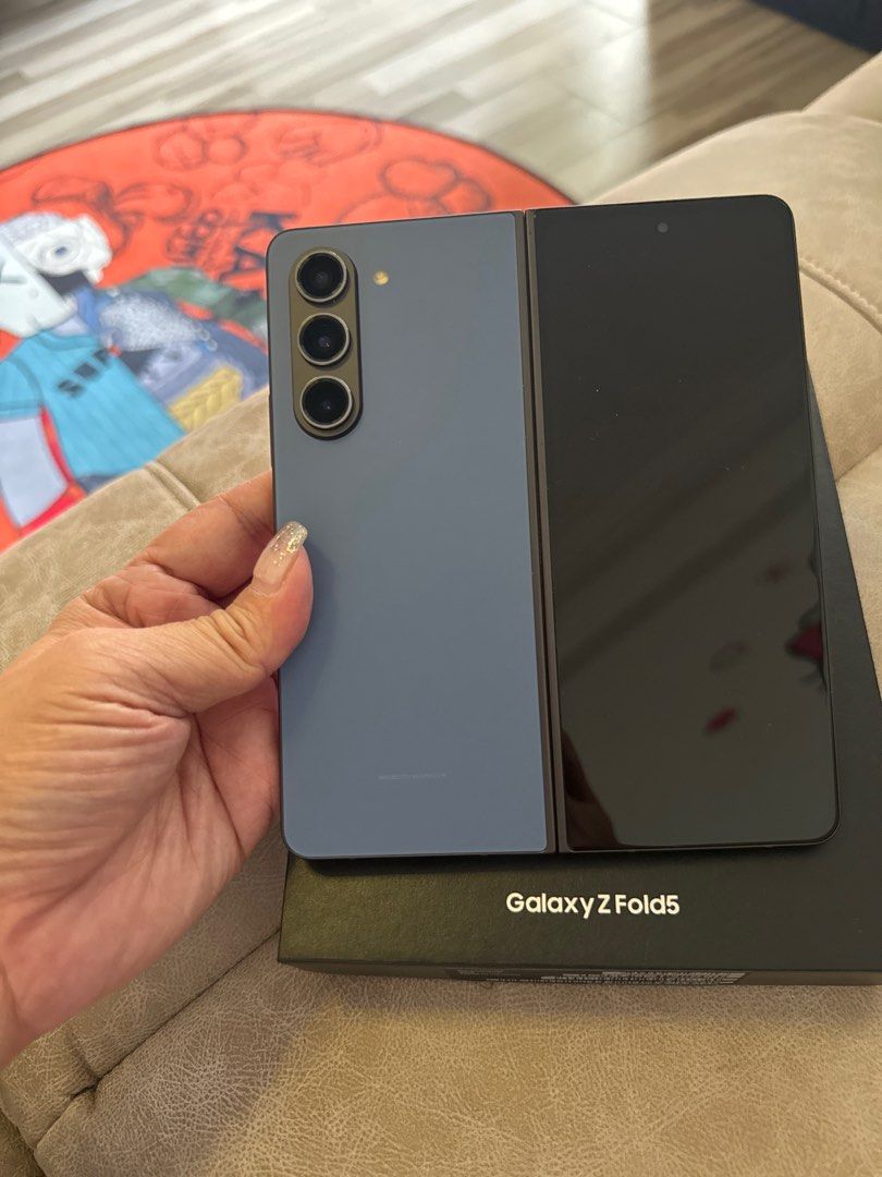 Galaxy Z Fold 5 Icy Blue 512GB, Mobile Phones & Gadgets, Mobile Phones ...