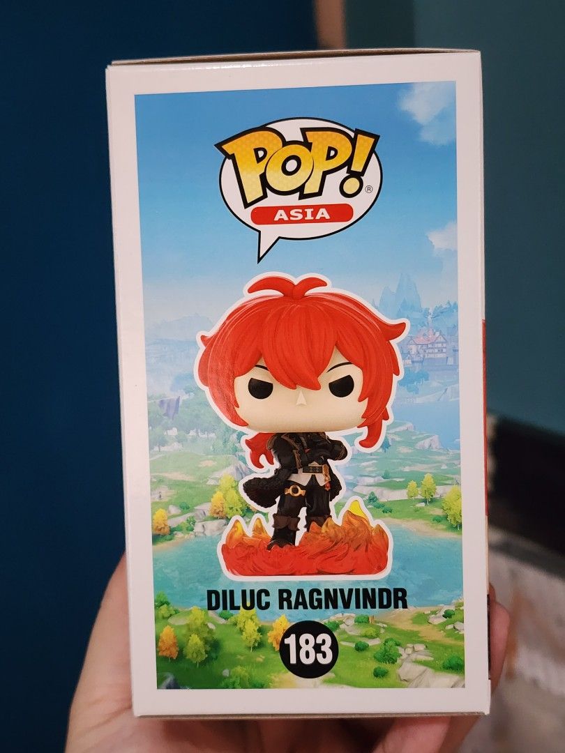 Genshin Impact Funko pop - Diluc Ragnvindr (1st release), Hobbies ...