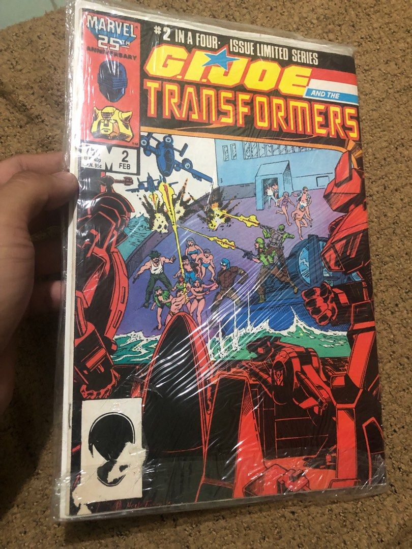 GI joe X transformers limited edition comic book, Hobbies & Toys, Books & Magazines, Comics ...
