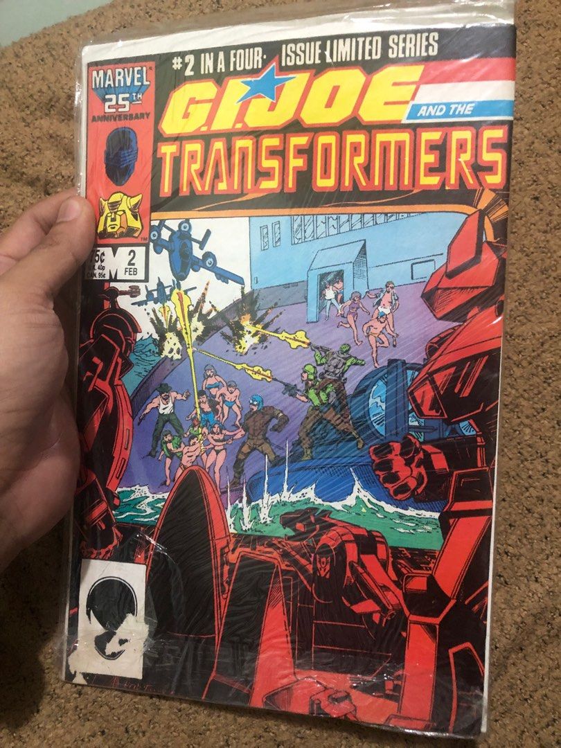 GI joe X transformers limited edition comic book, Hobbies & Toys, Books ...
