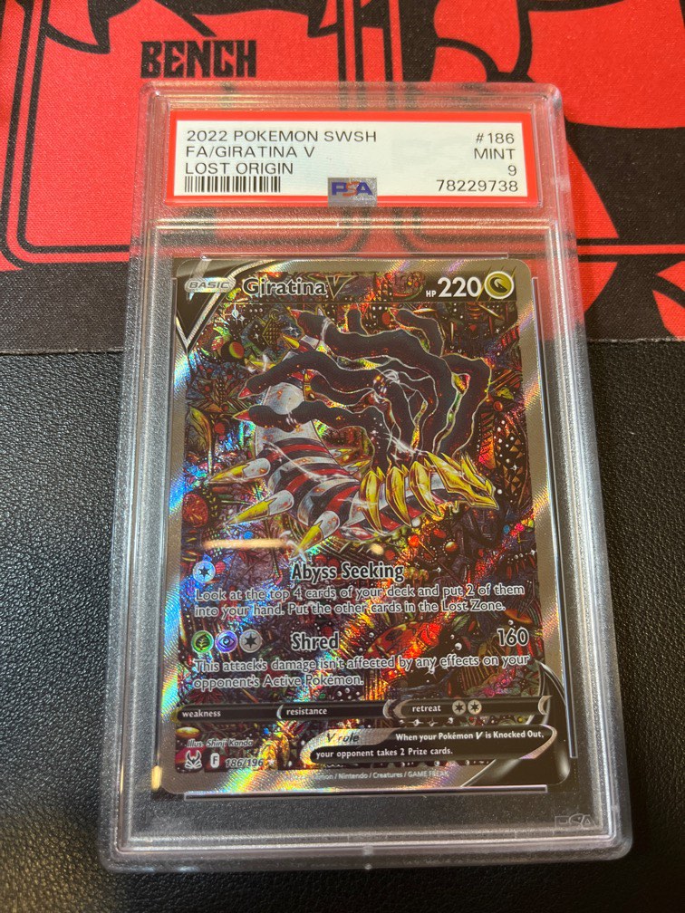 Giratina V Lost Origin PSA 9, Hobbies & Toys, Toys & Games on Carousell