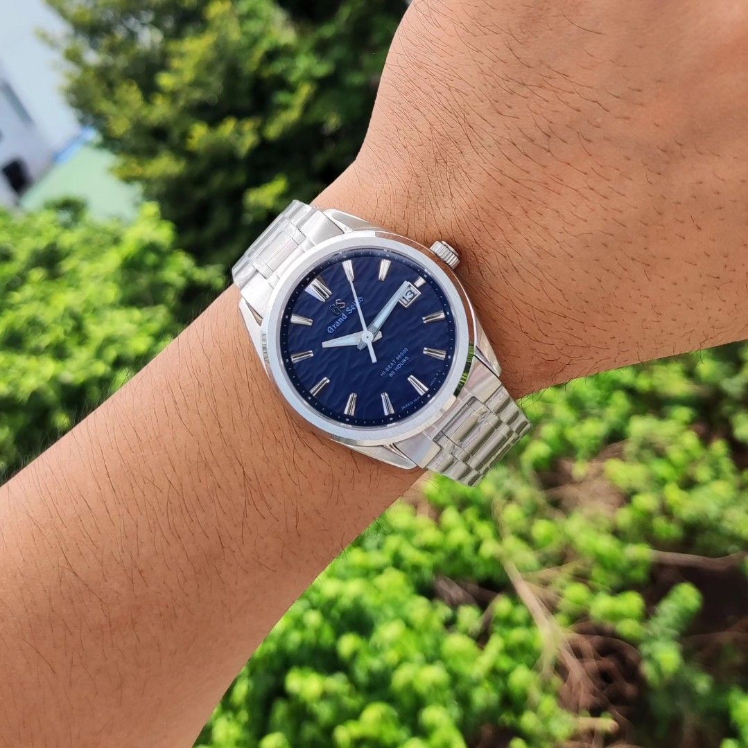 Grand Seiko Lake Suwa Dial Mod, Men's Fashion, Watches & Accessories ...