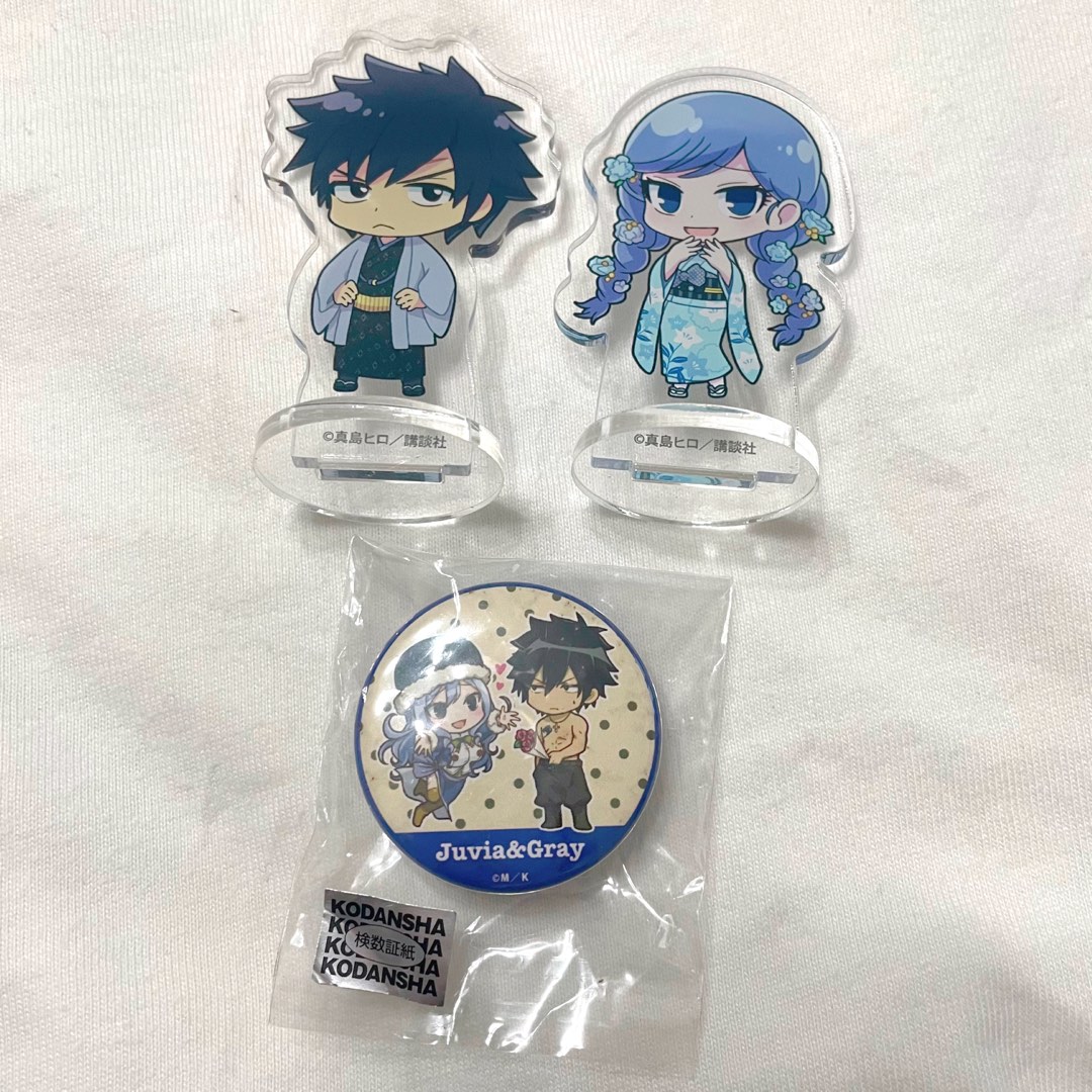 gray fullbuster juvia lockser gruvia festival acrylic stand standee and ...