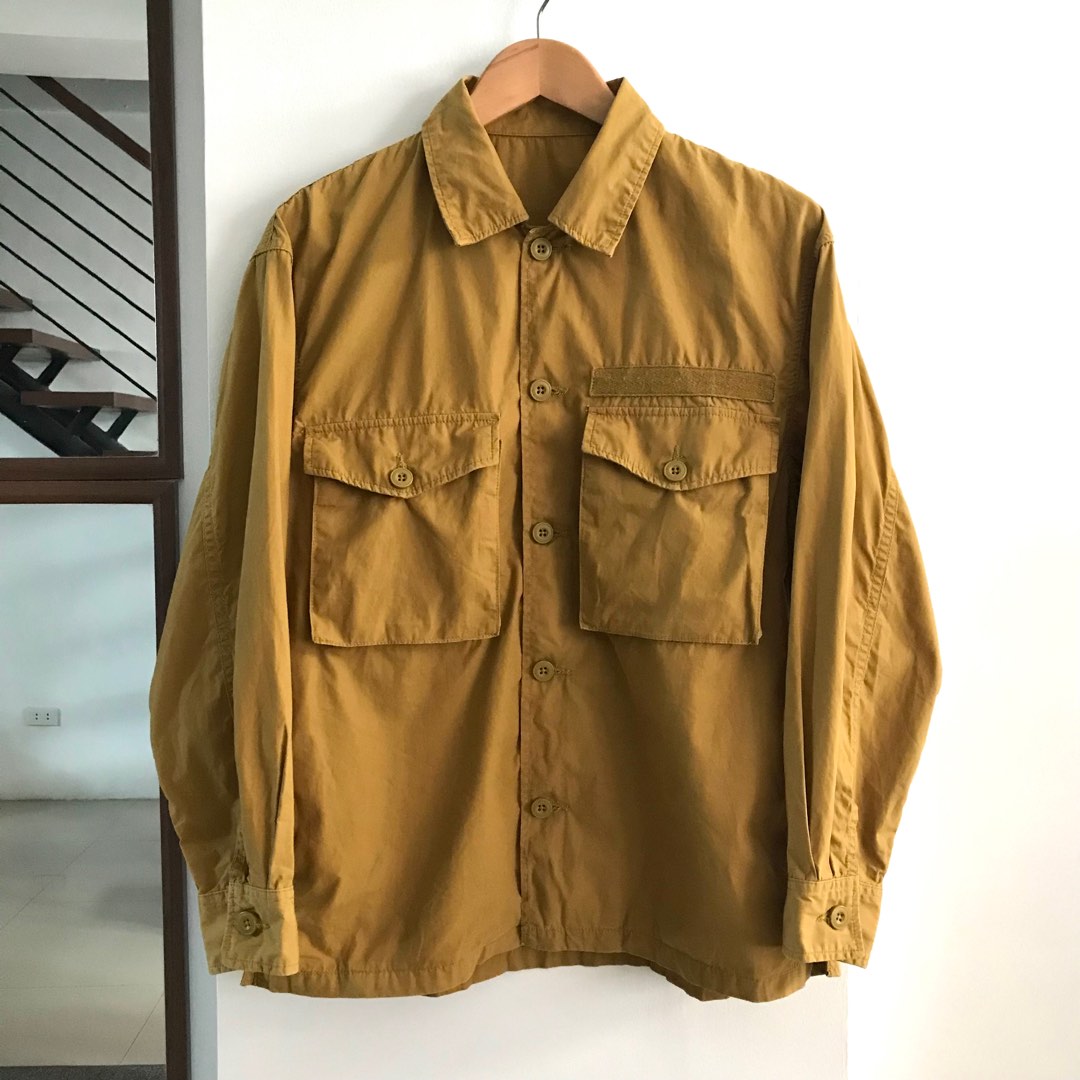 GU UTILITY OVERSHIRT | OVERSIZED SMALL (22X26), Men's Fashion, Tops ...