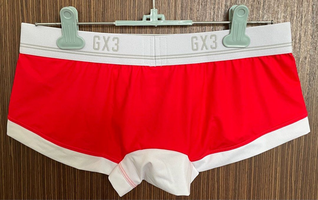 GX3 SPORTS DRY Boxer, Red, Men's Fashion, Bottoms, New Underwear on ...