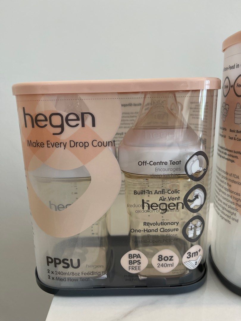Hegen bottles 330ml & 240ml, Babies & Kids, Nursing & Feeding ...