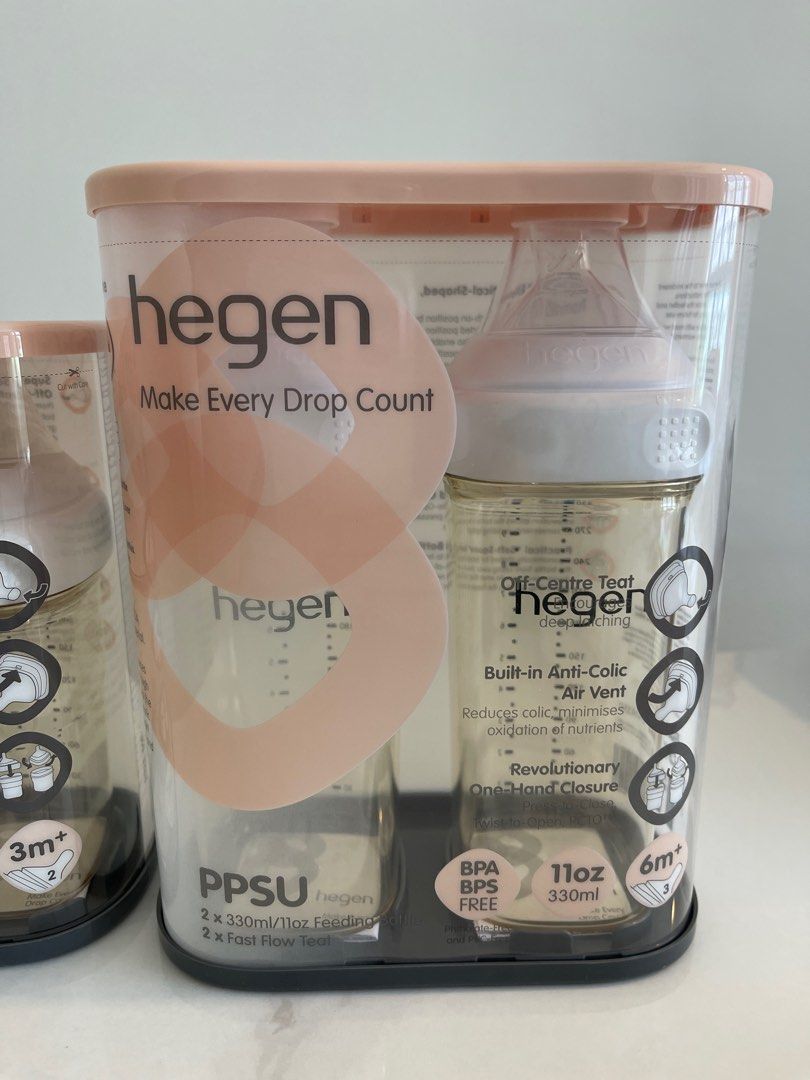 Hegen bottles 330ml & 240ml, Babies & Kids, Nursing & Feeding ...