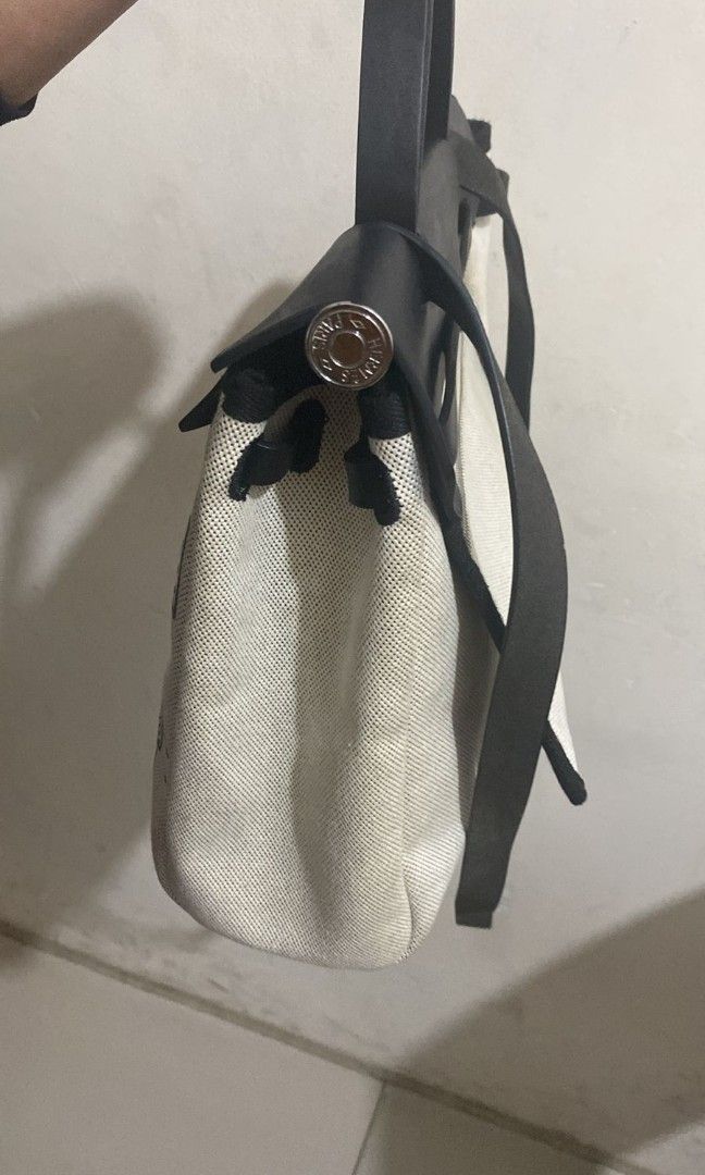 Hermes Bag Comb Cream Gambar Kuda, Fesyen Wanita, Tas & Dompet di Carousell