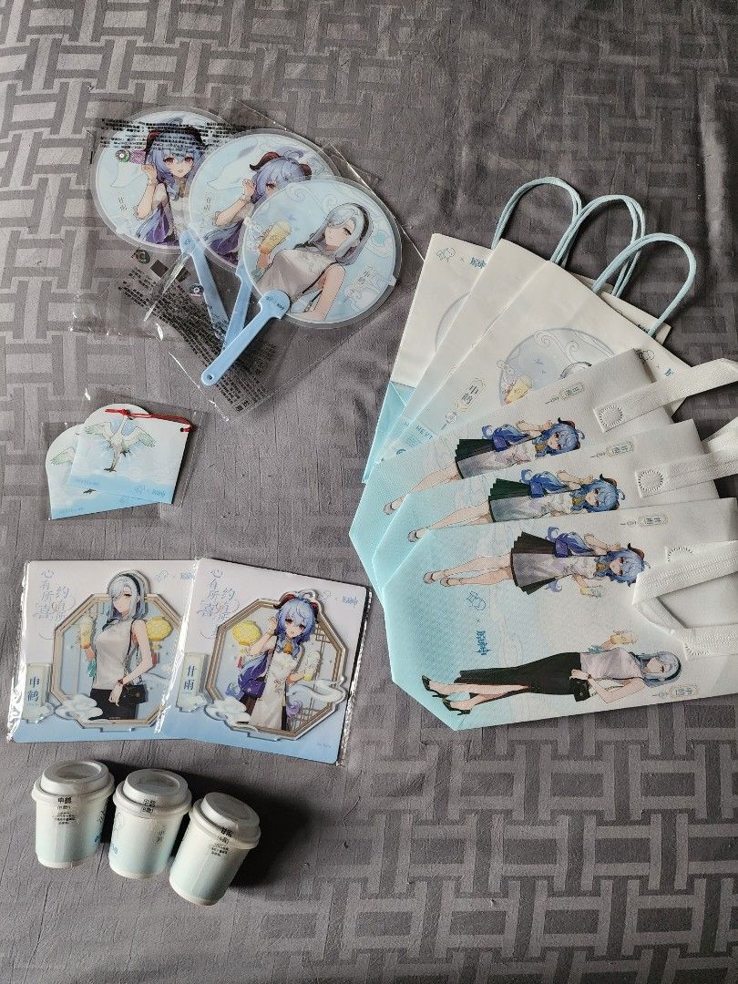 Heytea Genshin Collab Shenhe Ganyu Merch, Hobbies & Toys, Memorabilia ...