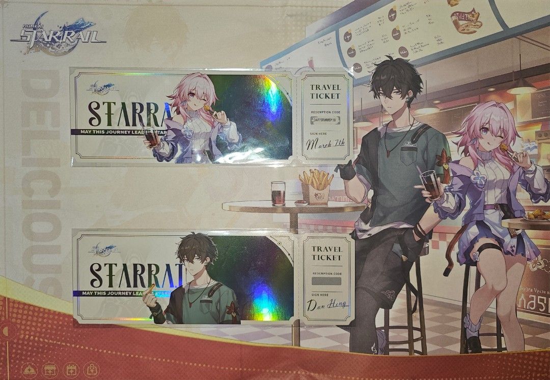 Honkai: Star Rail Collaboration Holographic Ticket (Code only), Video Gaming, Gaming Accessories ...