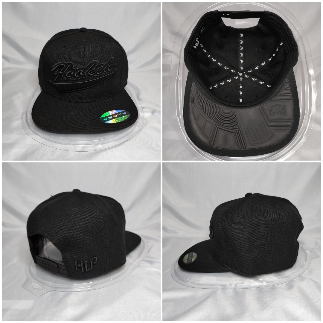 HOOKED UP BLACK SNAPBACK - LEGIT HUP, Men's Fashion, Watches ...