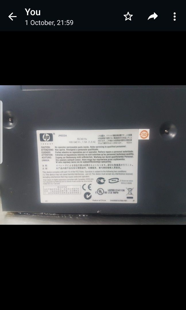 hp poe switch, Computers & Tech, Office & Business Technology on Carousell