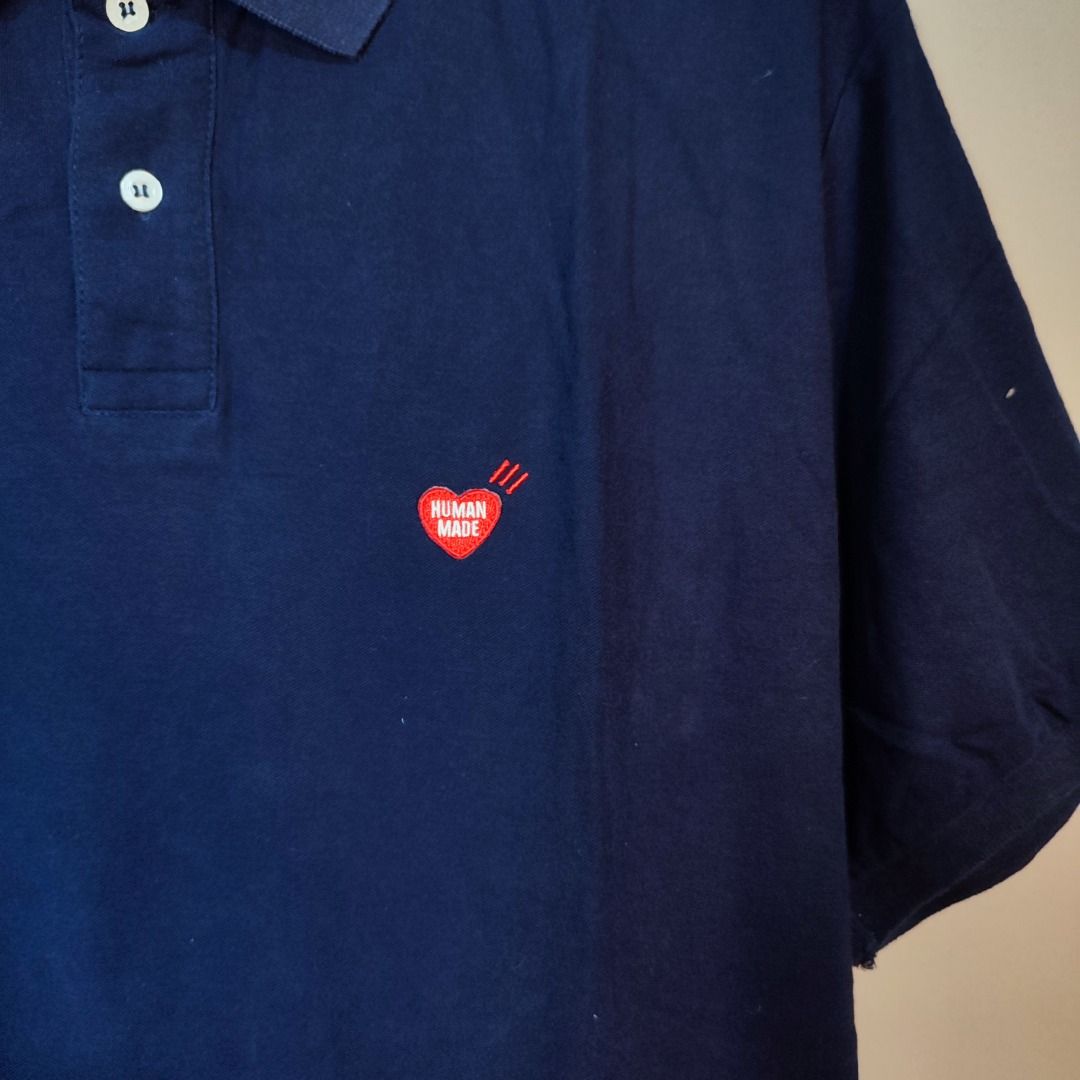 HUMAN MADE POLO SHIRT, Men's Fashion, Tops & Sets, Tshirts & Polo ...