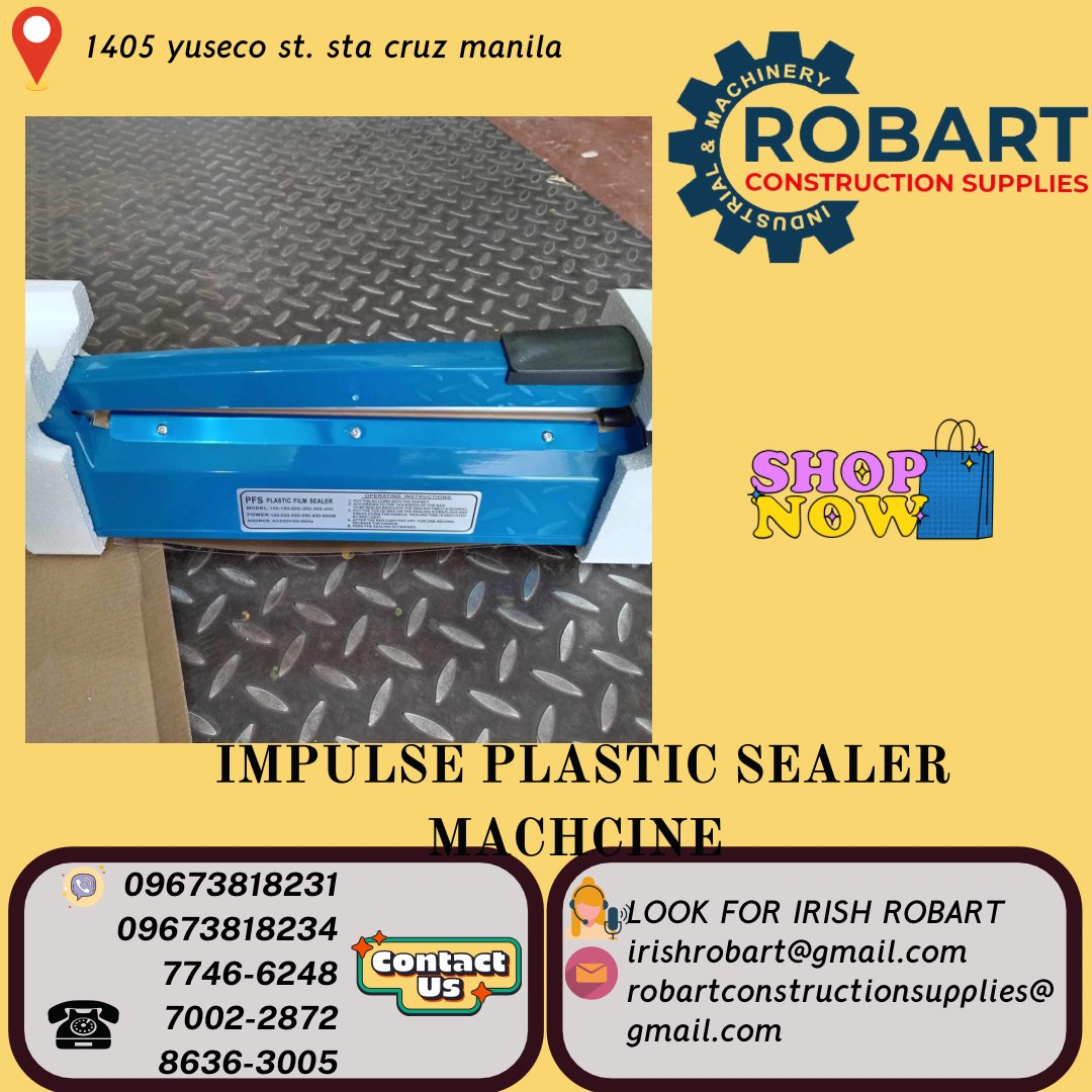 IMPULSIVE PLASTIC SEALER MACHINE, Commercial & Industrial, Construction ...