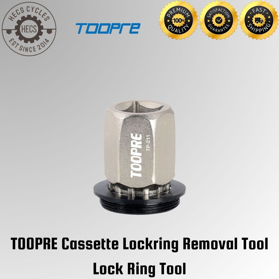 TOOPRE Cassette Lockring Removal Tool Lock Ring Tool Mountain Bike Road ...