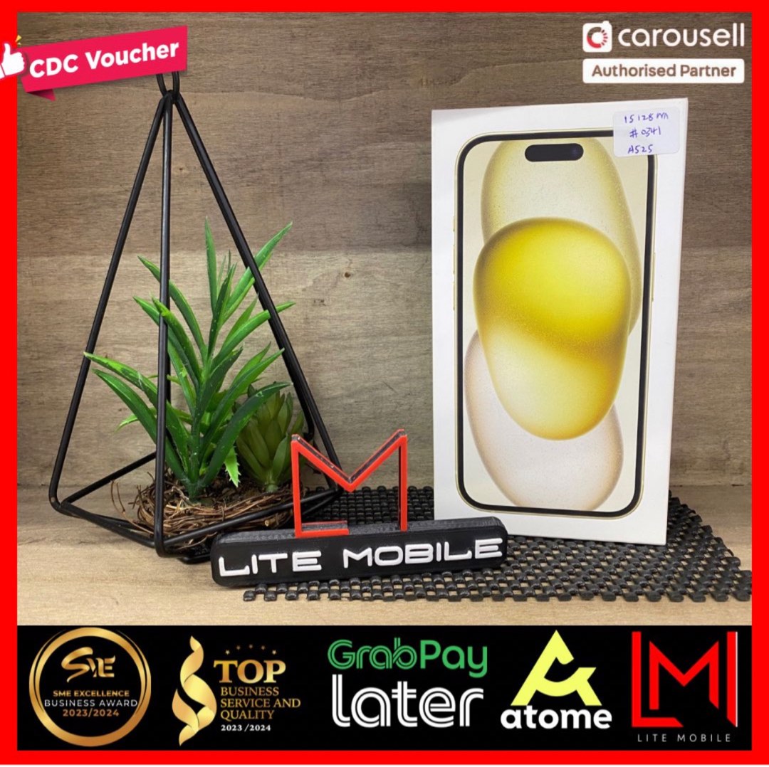 iPhone 15 Yellow 128GB, Mobile Phones & Gadgets, Mobile Phones, iPhone ...