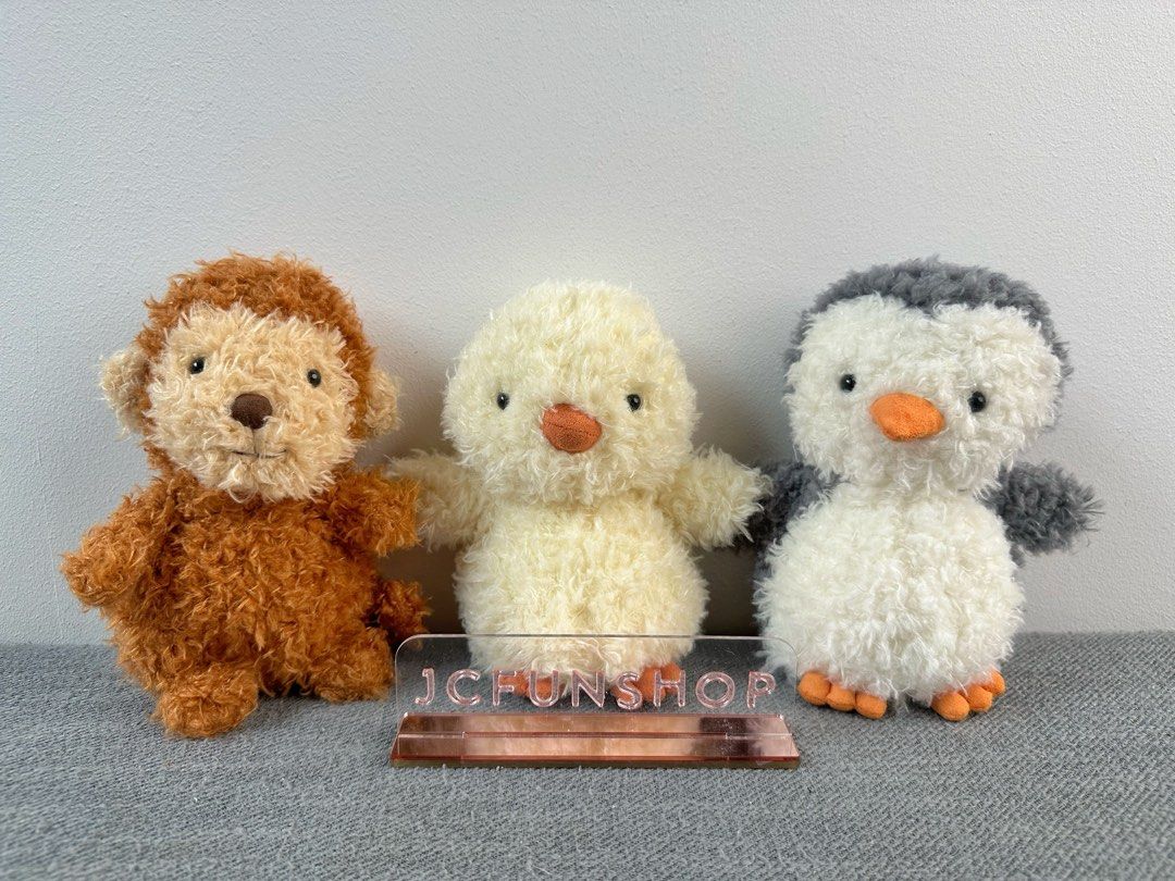 Jellycat Little Chick Bear Frog Lamb Monkey, Hobbies & Toys, Toys ...
