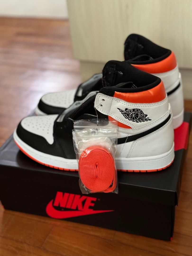 Jordan 1 High OG Electro-Orange, Men's Fashion, Footwear, Sneakers on ...
