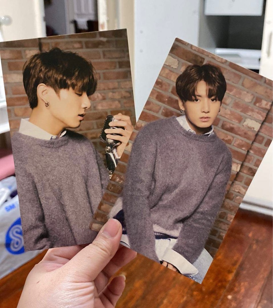 Jungkook mediheal postcard, Hobbies & Toys, Memorabilia & Collectibles, K-Wave on Carousell