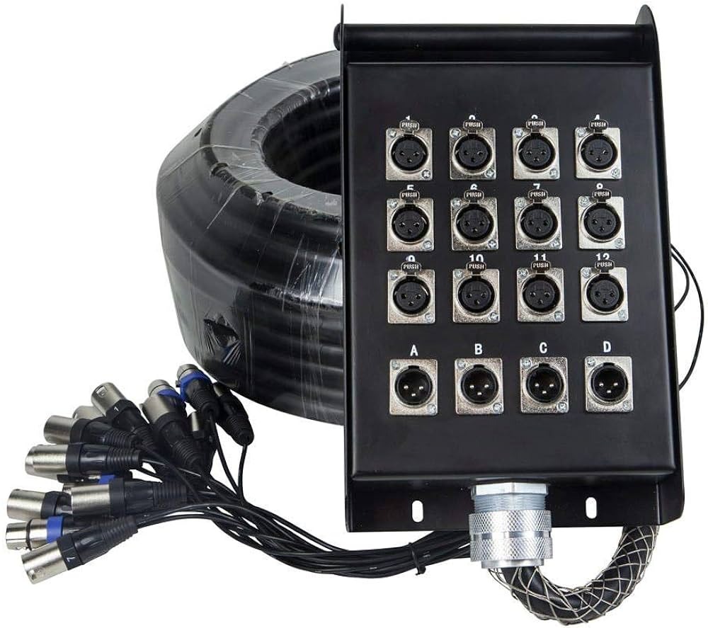 Kabletek -16 channel Snake Cable/4 return/30m without drum (AH104 ...