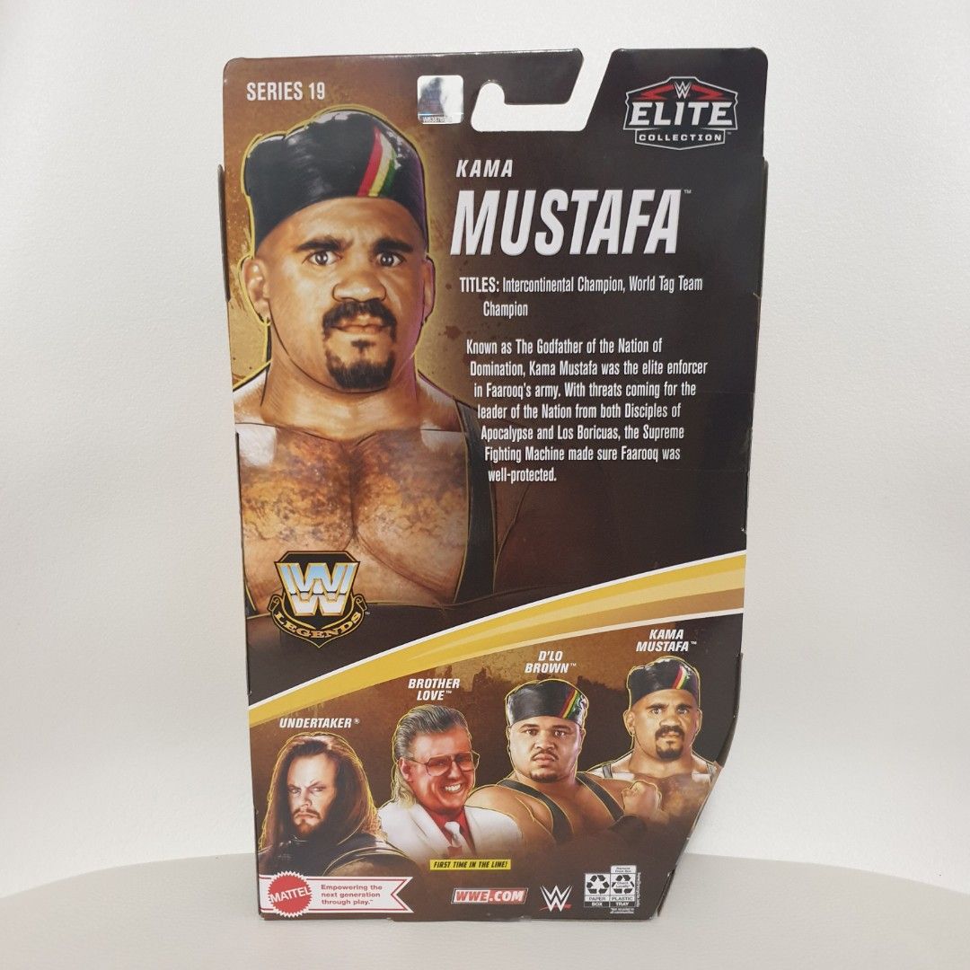 KAMA MUSTAFA WWE Legends Series 19, Hobbies & Toys, Toys & Games on ...