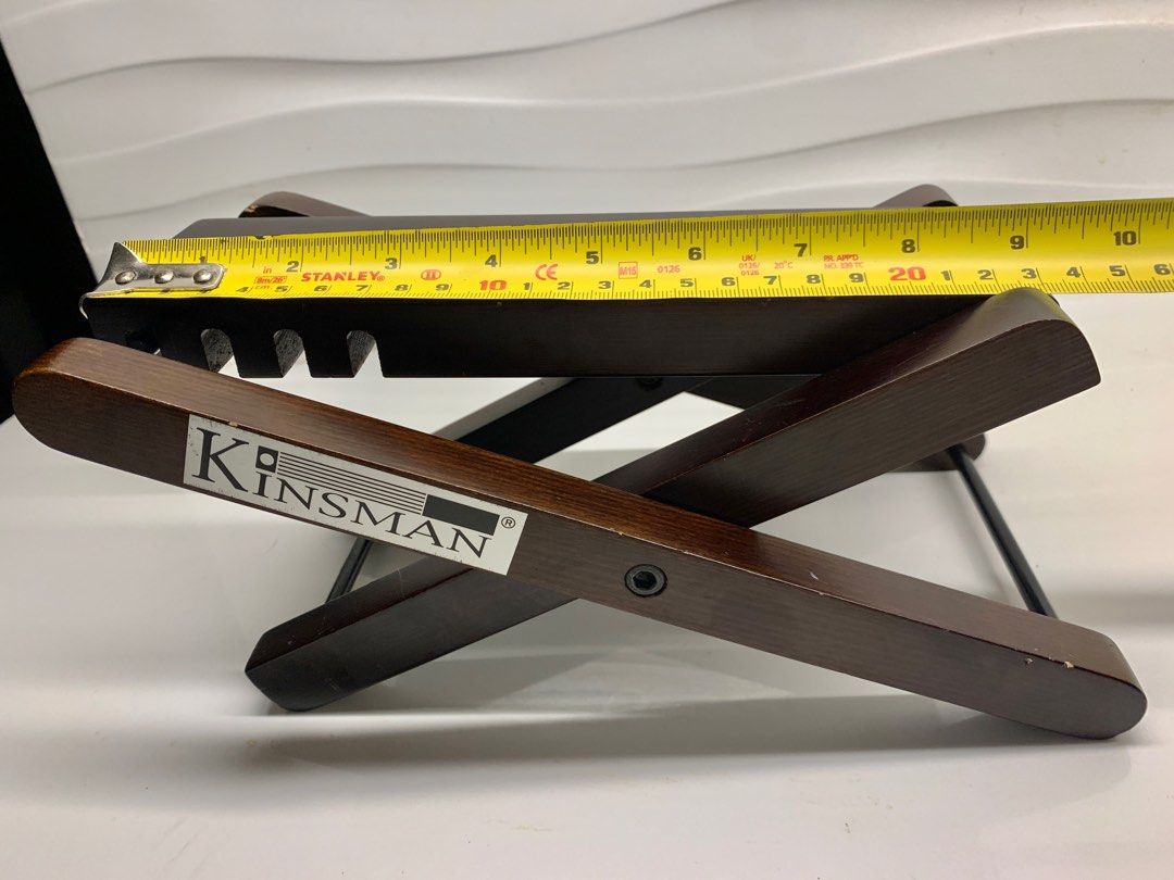KINSMAN Wooden Guitar Foot Stool, Guitar Foot Rest Height Adjustable ...