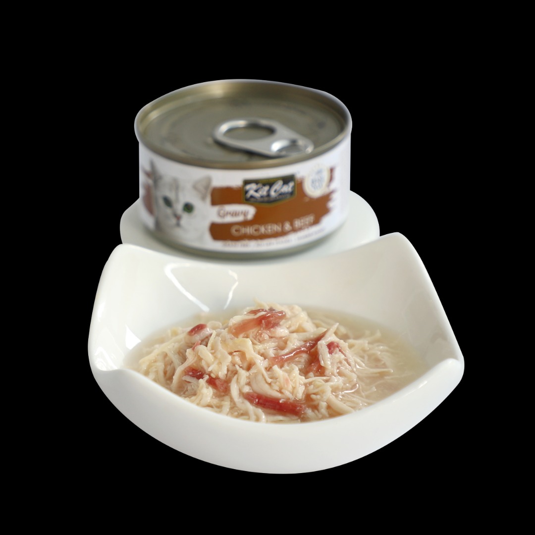 Kit Cat Gravy Wet Food For Cats 70g [1 Carton x 24 Can], Pet Supplies ...