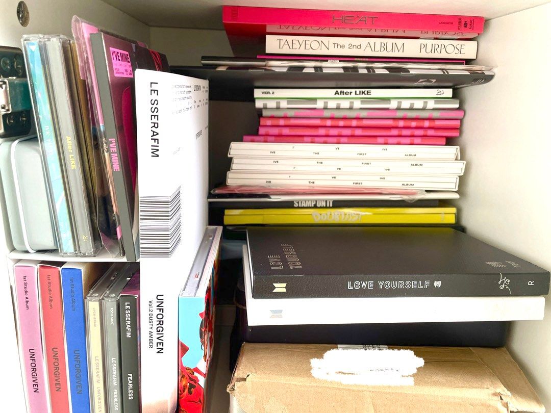 Kpop淨專 專輯 ive aespa lesserafim itzy bts txt nct dream red velvet gidle ...