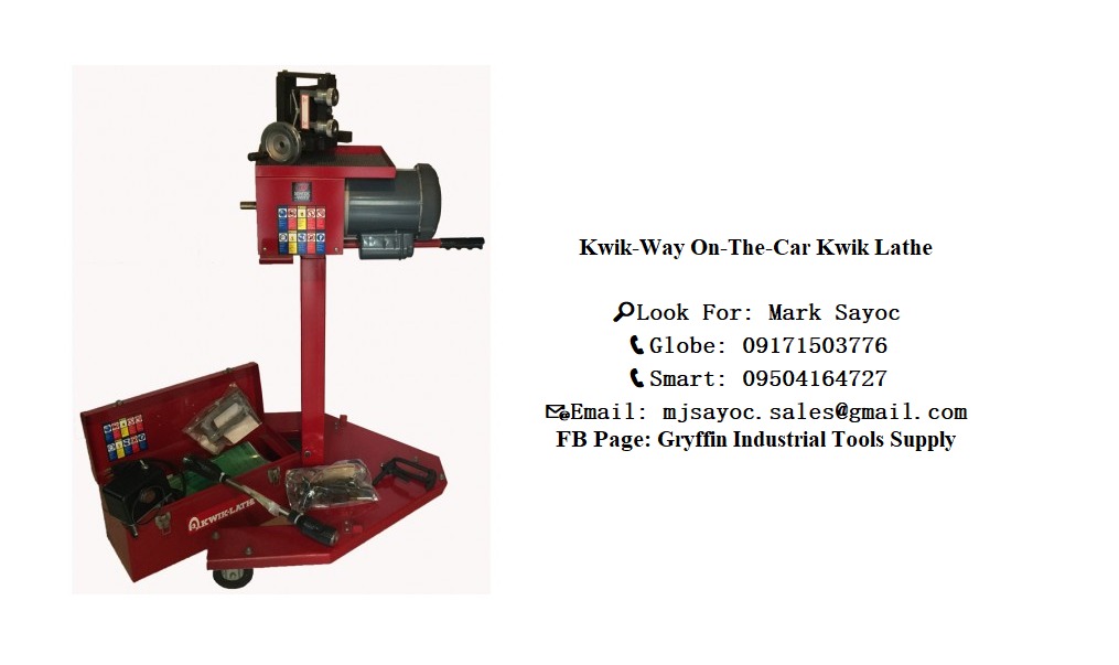 Kwik-Way On-The-Car Kwik Lathe, Commercial & Industrial, Industrial ...