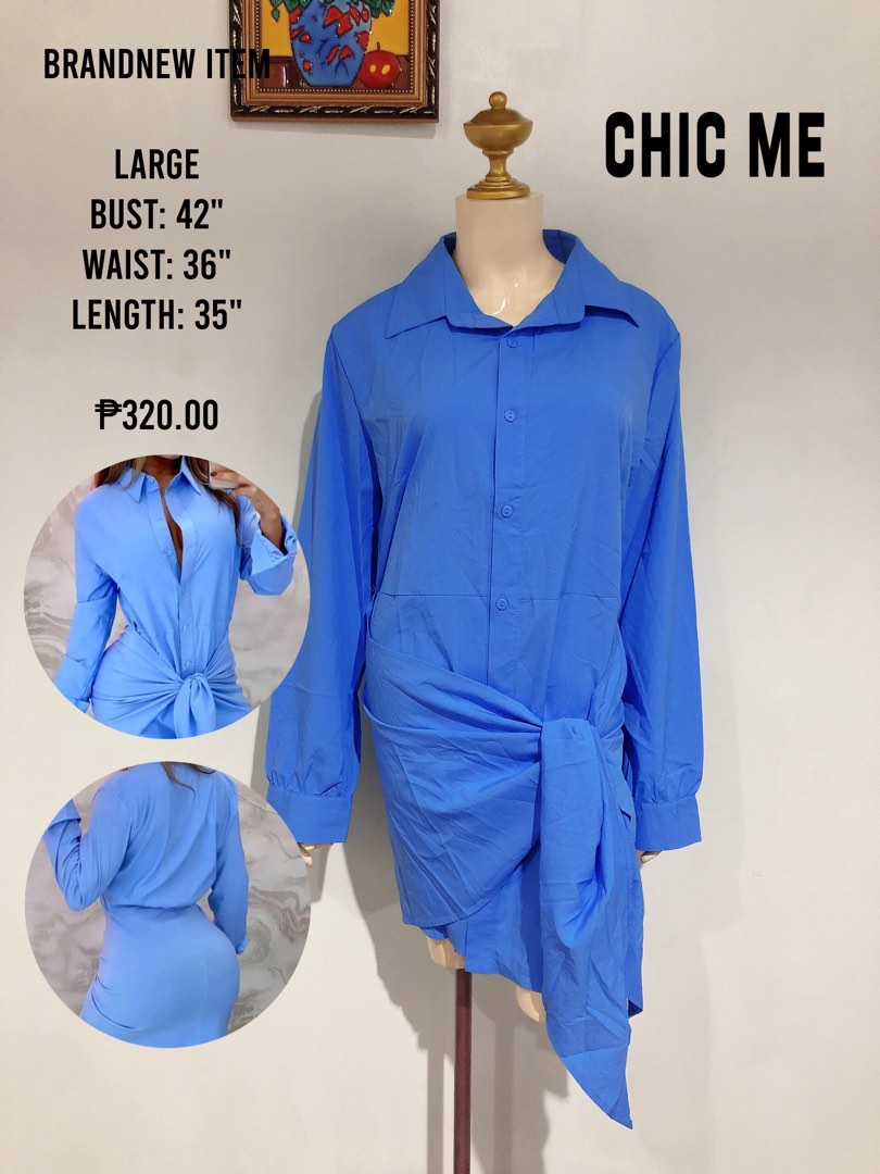 L12 Light Blue Dress, Women's Fashion, Dresses & Sets, Dresses on Carousell