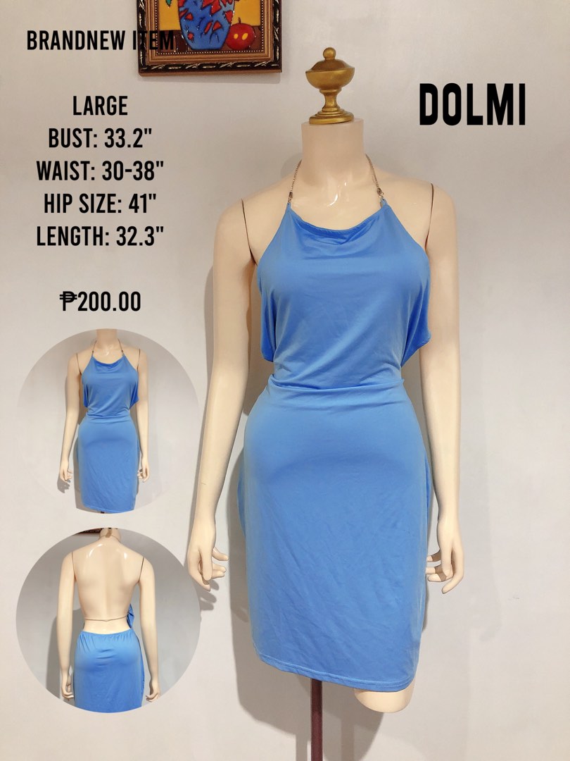 L17 Light Blue Sexy, Women's Fashion, Dresses & Sets, Evening dresses ...