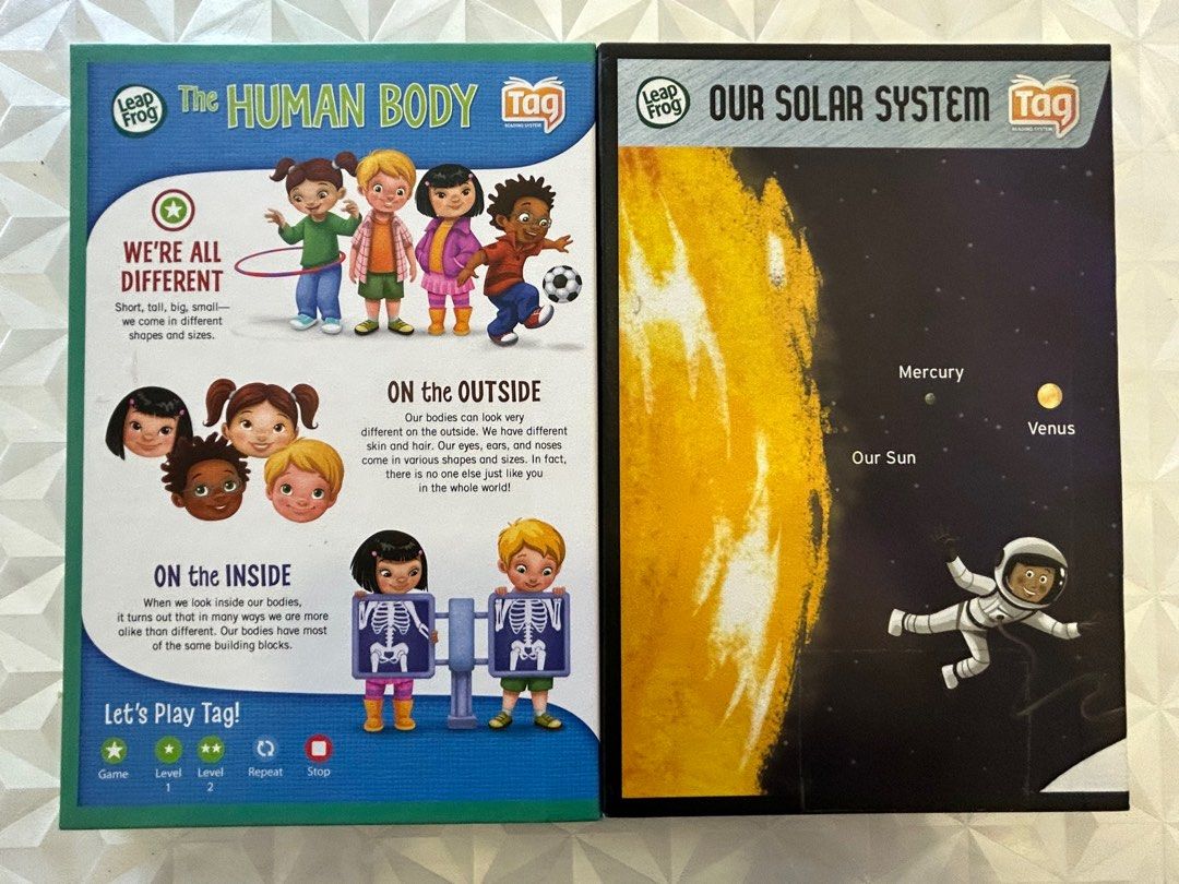 Leapfrog: Human Body & Solar System, Hobbies & Toys, Books & Magazines ...