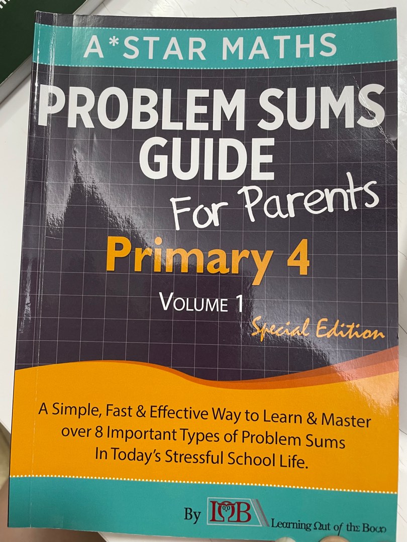 learning out of the box P4 Problem sums guide for Parents vol 1 ...