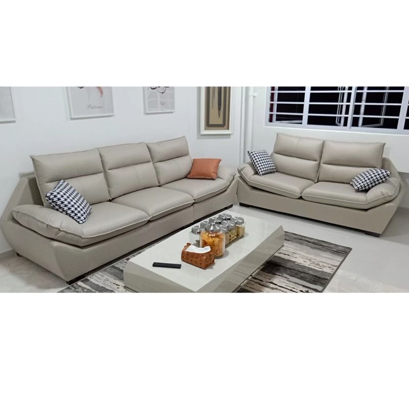 Leath-Aire&Solid wood feet Sofa Free Pillows Free Delivery Free ...