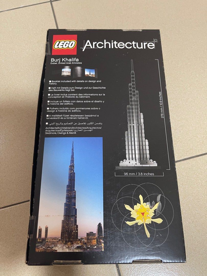 Lego Burj Khalifa 21008 Retired Product, Hobbies & Toys, Toys & Games ...