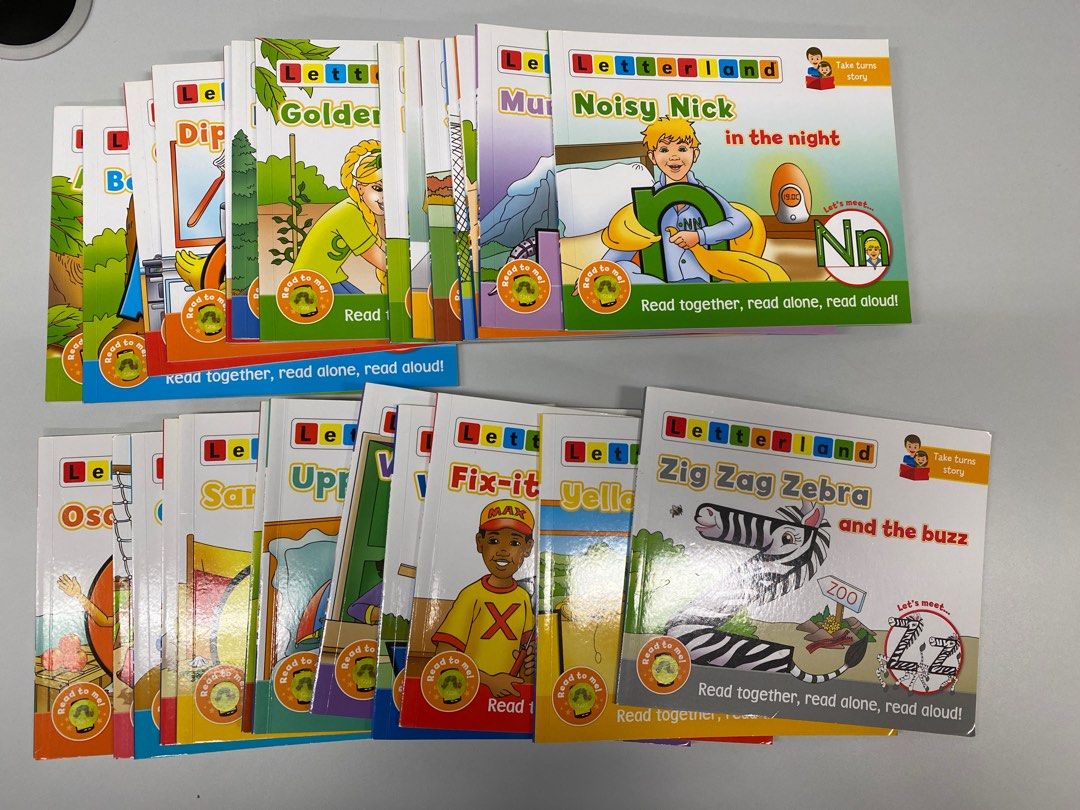 Letterland My Alphabet Storybooks (pack of 26), 興趣及遊戲, 書本 & 文具, 小朋友書 ...