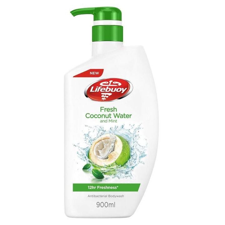 Lifebuoy Body Wash Anti-bacterial Pump Bottle 900ml 950ml Cool Fresh Charcoal Mint Lemon Coconut ...
