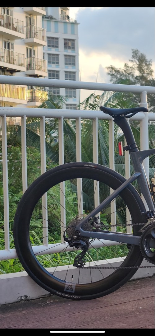 Lightbicycle Aero Mixed depth wheelset WR45/AR56, Sports Equipment ...