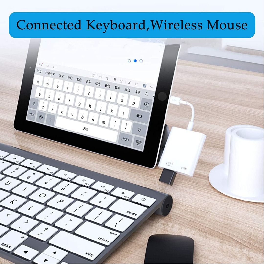 Lighting to USB Camera Adapter,Female USB3 OTG MFi Certified Charger ...